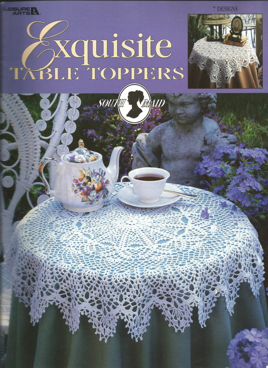 Exquisite Table Toppers Leisure Arts Leaflet 2983 – Knit Wit Kreations