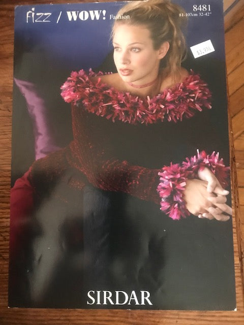 Sirdar Fizz/Wow Sweater #8481 – Knit Wit Kreations